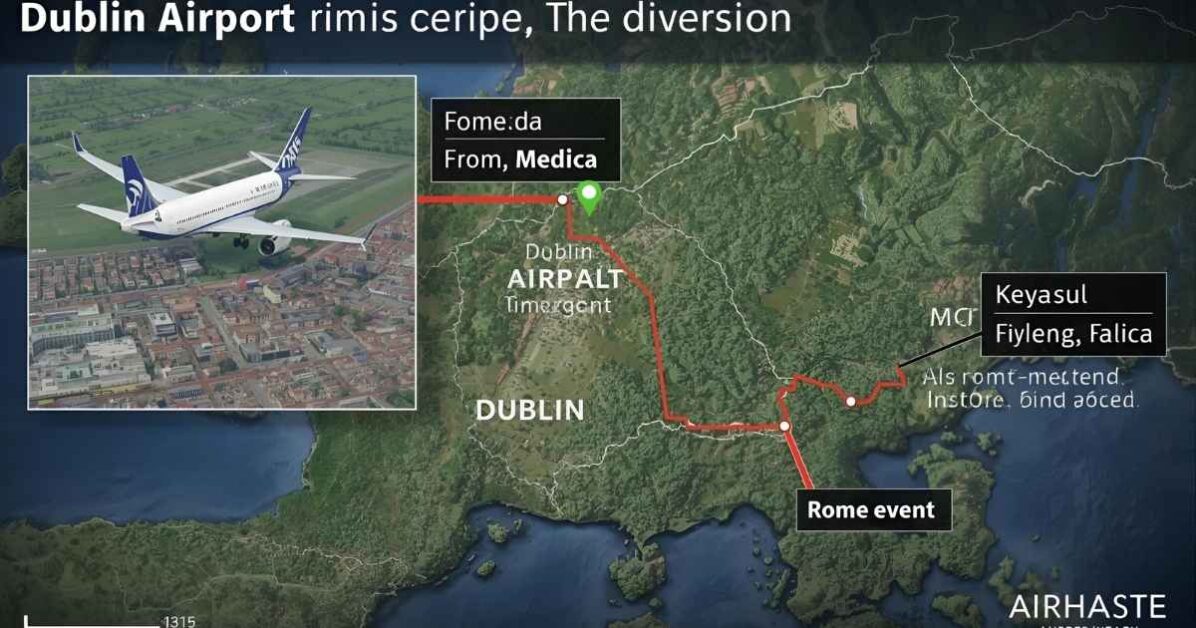 dl215 dublin diversion: 1 Harrowing Mid-Air Emergency